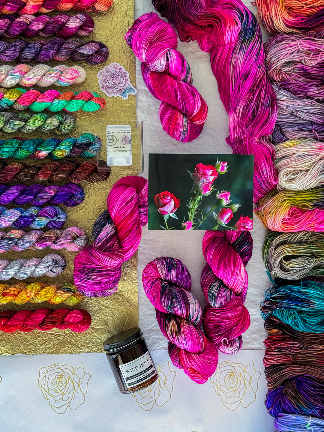 Wild Rose Box – Ruby and Roses Yarn